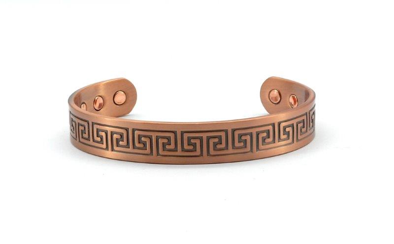 Magnetic Bracelet Greek Key design 7 inch – Power Health