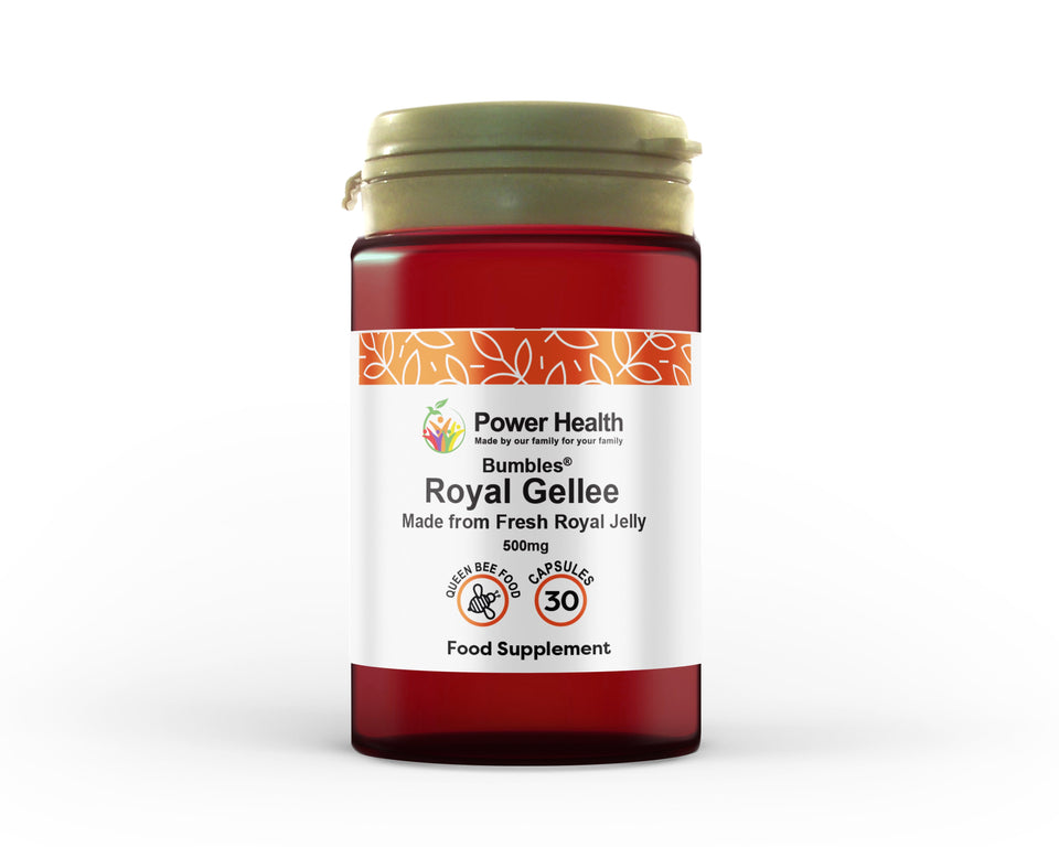 Bumbles® Royal Gellee Capsules 500mg | Royal Jelly – Power Health