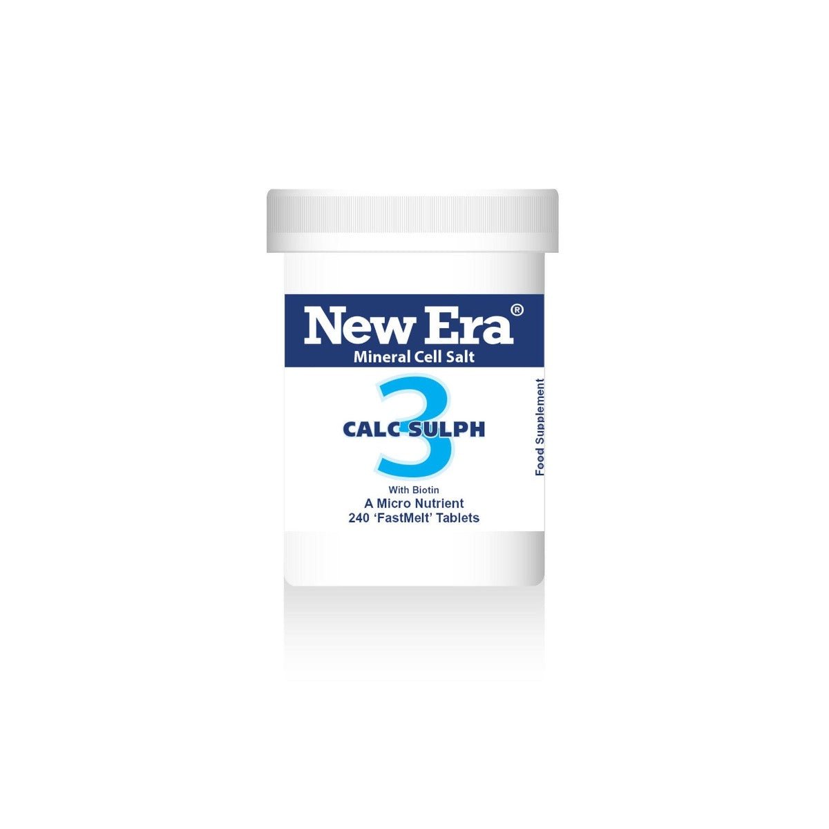 New Era No. 3 Calc Sulph (Calcium Sulphate) 240 Tablets – Power Health