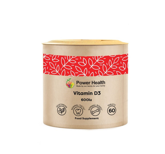 VITAMIN D3 600IU/15MCG – Power Health